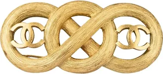 Chanel Halskette - Chanel Golden Infinity Brooch - Gr. unisize - in Mehrfarbig - f&uuml;r Damen