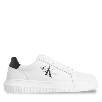 Calvin Klein Jeans Sneakers Calvin Klein Jeans Chunky Cupsole Monologo YM0YM00681 Wei&szlig;