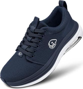 Giesswein Merino Curve Max Men - Baskets en m&eacute;rinos avec rembourrage absorbant les chocs - Confortable &agrave; porter avec Wechselfu&szlig;bett - Sohle long Naturkautschuk 