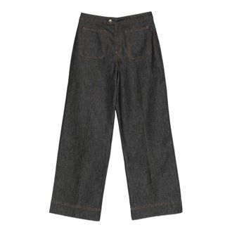 SOEUR Harry Wide Hosen - - Trousers - Damen - Schwarzk - L
