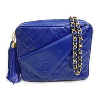 Chanel Pre-owned Cuir sacs-chanel - Femme - Pre-owned - Bleu - Taille: ONE Size