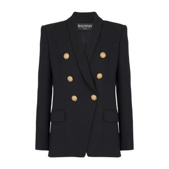 Balmain 6-Knopf-Jacke - - Jackets - Damen - Schwarzk - 2XS