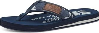 s.Oliver Homme 5-17212-42 Mules de Plage, Bleu Marine, 40 EU