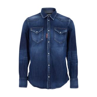 Dsquared2 Herren, Shirts, Blau, LGr&ouml;&szlig;e
