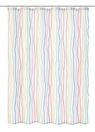 Kleine Wolke Duschvorhang Jolie,120x200 cm, Multicolor