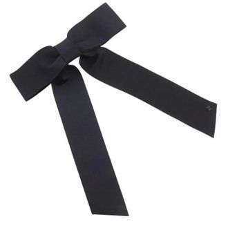 Chanel Accessoires pour cheveux en satin Pre-owned - Femme - Pre-owned - Noir - Taille: ONE Size