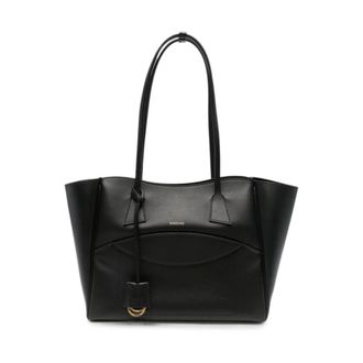 Hidesins Femme, Sacs, Noir, Taille: ONE Size Sac Cabas en Cuir