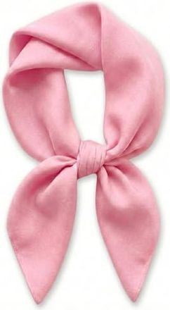 TigerTie &Eacute;charpe en mousseline pour femme - Unicolore - Taille du foulard 60 x 60 cm - 100% coton, Rose, Gr&ouml;&szlig;e: ca. L&auml;nge 60 cm, Breite 60 cm
