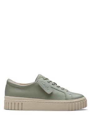Clarks Mayhill Walk, Zapatillas Mujer, Light Green Lea, 36 EU