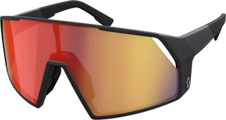 Scott Pro Shield Wechselscheiben Fahrrad Brille schwarz/rot Chrome