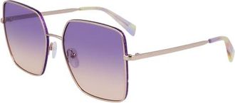 Liu Jo Lunettes de Soleil LJ158S 722 GOLD MEDIUM 58/18/140 Femme