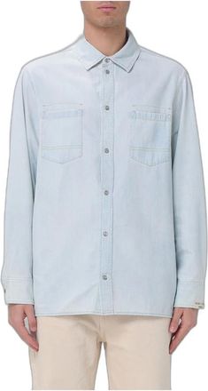 Golden Goose Chemise en coton denim - Homme - Chemises - Bleu - Taille: S