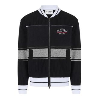 Iceberg Homme, Pulls, Noir, Taille: M Veste en maille jacquard