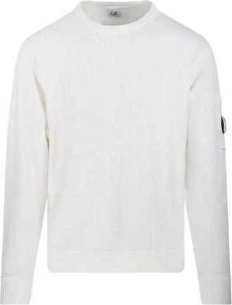 C.P. Company C.p. Company, Homme, Sweatshirts et sweats &agrave; capuche, Blanc, Taille: M Crewneck SweaT-shirt