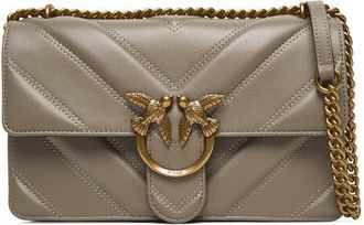 Pinko Handtasche Love One Classic Light Dc Al 25-26 PLTT 104549 A2OS Grau