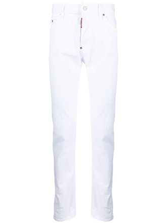 Dsquared2 jean Cool Guy à coupe skinny - Blanc
