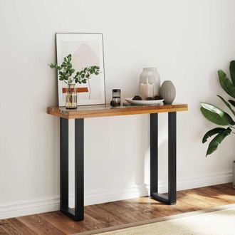 vidaXL Table console Teck 100 x 35 x 75 cm Vidaxl