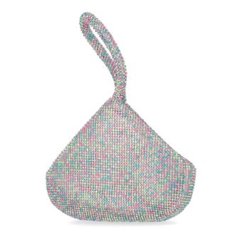 Jessica McClintock Damen Staci Mesh Wristlet Pouch Abendhandtasche, Pastellfarben