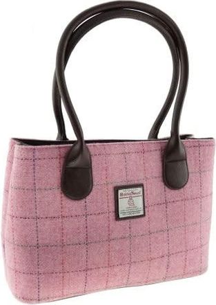 Glen Appin Harris Tweed Sac classique - LB1003 - Cassley, Couleur : rose 68
