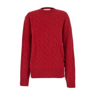 Ami Pull Col Rond De Coeur - Homme - Pulls - Rouge - Taille: XS