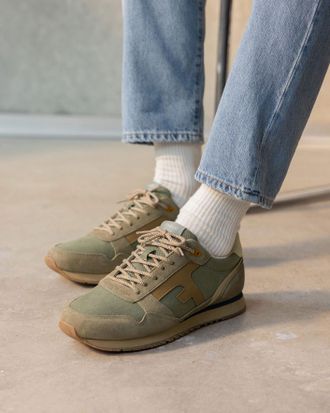 Faguo Baskets kaki fonc&eacute;