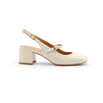 Bruno Premi Runde Zehen Lackledersandalen - - Shoes - Damen - Beige - 36 EU
