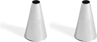 De Buyer de Buyer - Locht&uuml;lle ohne Falz aus Edelstahl 8mm - 2111.08N, Grau (Packung mit 2)