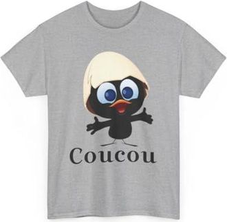 Generic Tee shirt Unisex Calim&eacute;ro Coucou Homme/Femme Taille L, Couleur Sport Grey