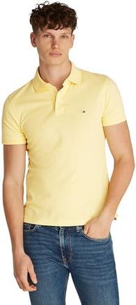 Tommy Hilfiger Polo Manches Courtes Homme 1985 Slim Slim Fit, Jaune (Citronella), XXL