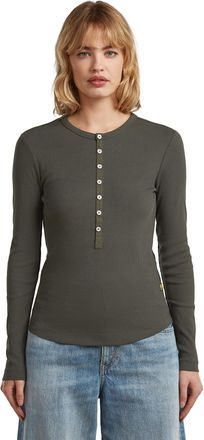 G-Star Henley Slim t ls wmn