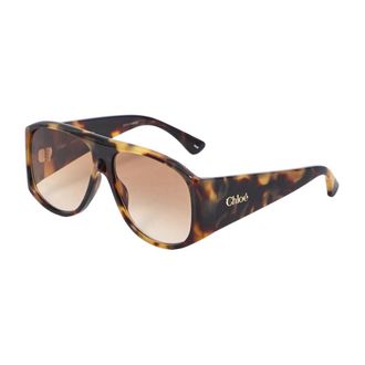 Chlo&eacute; Pilotenbrille - - Accessories - unisex - Braun - 60 MM