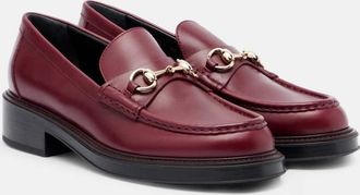 Gucci Mocassins Horsebit en cuir