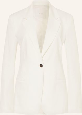 Calvin Klein Blazer Mit Leinen weiss