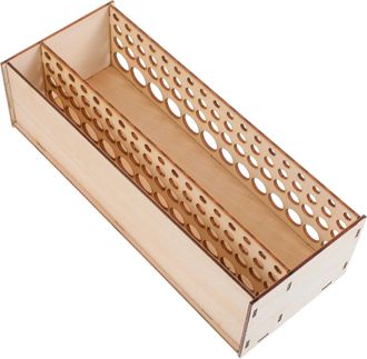 Angoily Holz pinselhalter mit Löchern Multifunktionaler Stifthalter und Marker Organizer für Schreibtisch und Wandmontage Platzsparend Robustes Design für Kun