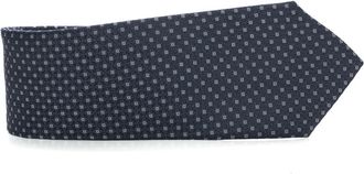 Canali Homme, Accessoires, Bleu, Taille: ONE Size Cravate &agrave; Imprim&eacute; Optique