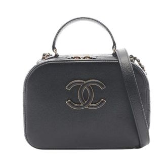 Chanel Pre-owned Matelasse Leder 2way Umh&auml;ngetasche - - Pre-owned - Damen - Schwarzk - ONE SIZE
