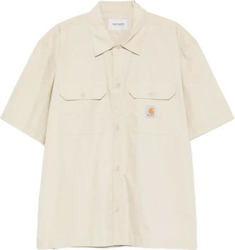 Carhartt Work in Progress Homme, Chemises, Beige, Taille: L S/S Craft Shirt