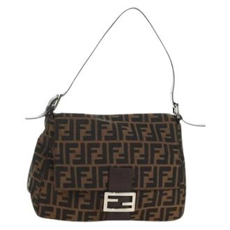 Fendi Pre-owned Vintage Zucca Canvas Schultertasche - - Pre-owned - Damen - Mehrfarbig - ONE SIZE