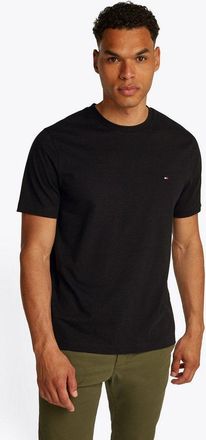 Tommy Hilfiger T-Shirt ESSENTIAL REG FIT SOLID TEE mit Stickerei und Rundhals unifarben, casual, regular fit, Baumwolle, Rundhals