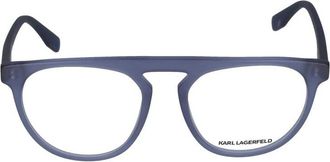 Karl Lagerfeld Homme, Accessoires, Bleu, Taille: 54 MM Kl6081 Eyeglasses