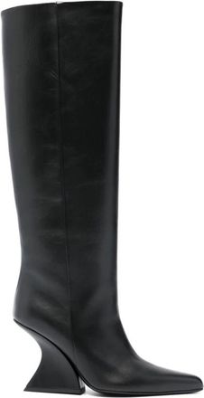MUGLER Femme, Chaussures, Noir, Taille: 38 EU Bottes &agrave; talons sculpturaux