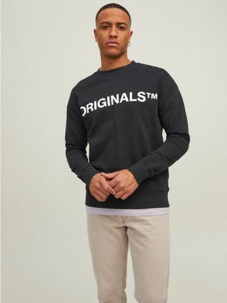 Jack & Jones Sweatshirt Basic Langarm Rundhals JORCLEAN JORCLEAN SWEAT CREW NECK SN