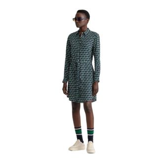 GANT Kleid mit geometrischem Print - - Dresses - Damen - Blau - 3XL
