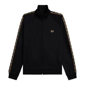 Fred Perry Klassische Trikot-Trainingsjacke - - Sweatshirts & Hoodies - Herren - Schwarzk - XL