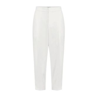Elisabetta Franchi Damen, Hosen, Wei&szlig;, MGr&ouml;&szlig;e