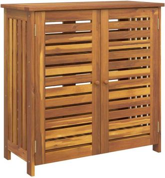 vidaXL Garten-Schrank mit Speicher mit Tür Braun 90 x 40 x 90cm Vidaxl