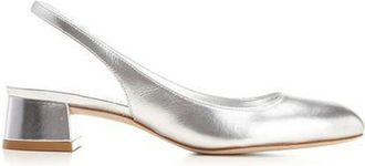 Stuart Weitzman Femme, Chaussures, Gris, Taille: 35 1/2 EU Vivienne Slingback Pump