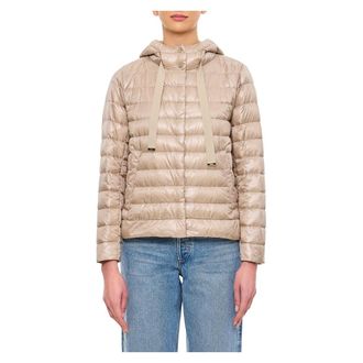 Herno Femme, Vestes, Beige, Taille: 42 FR Veste Ultral&eacute;g&egrave;re en Nylon