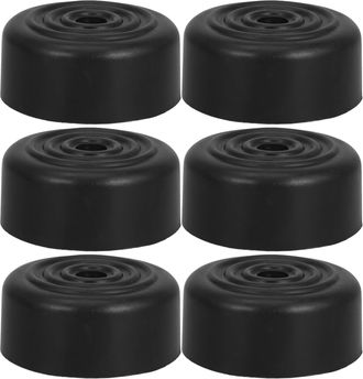 Holibanna 6 Stück Schwarze Runde Konische Sofabeine Langlebig Robust Möbelbeine für Sofa Stuhl Tisch DIY Ersatz und Aufwertung rutschfest Moderne Optik Vielseit