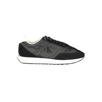 Calvin Klein Black Polyester Sneaker - - Shoes - Damen - Schwarzk - 36 EU